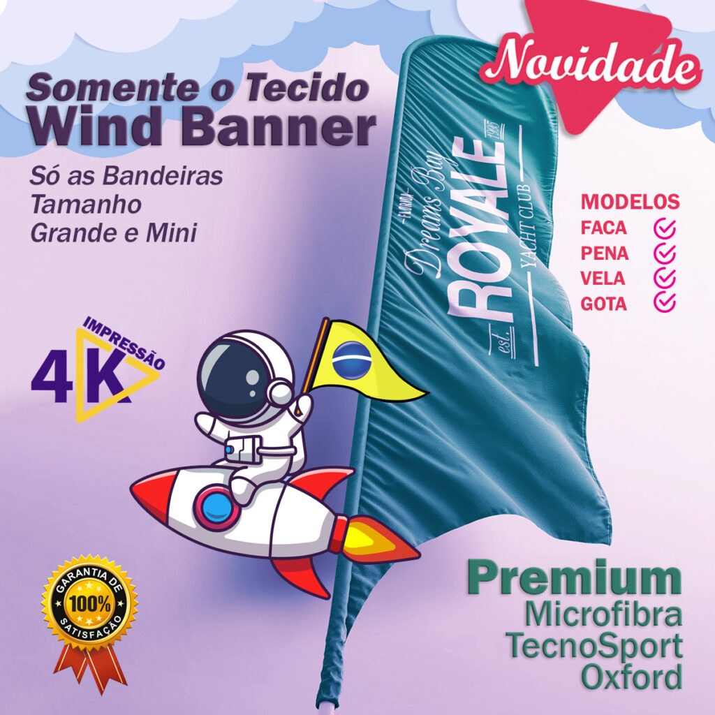 Combos - Fabricação Wind Banner Personalizado RJ mais barato do Brasil